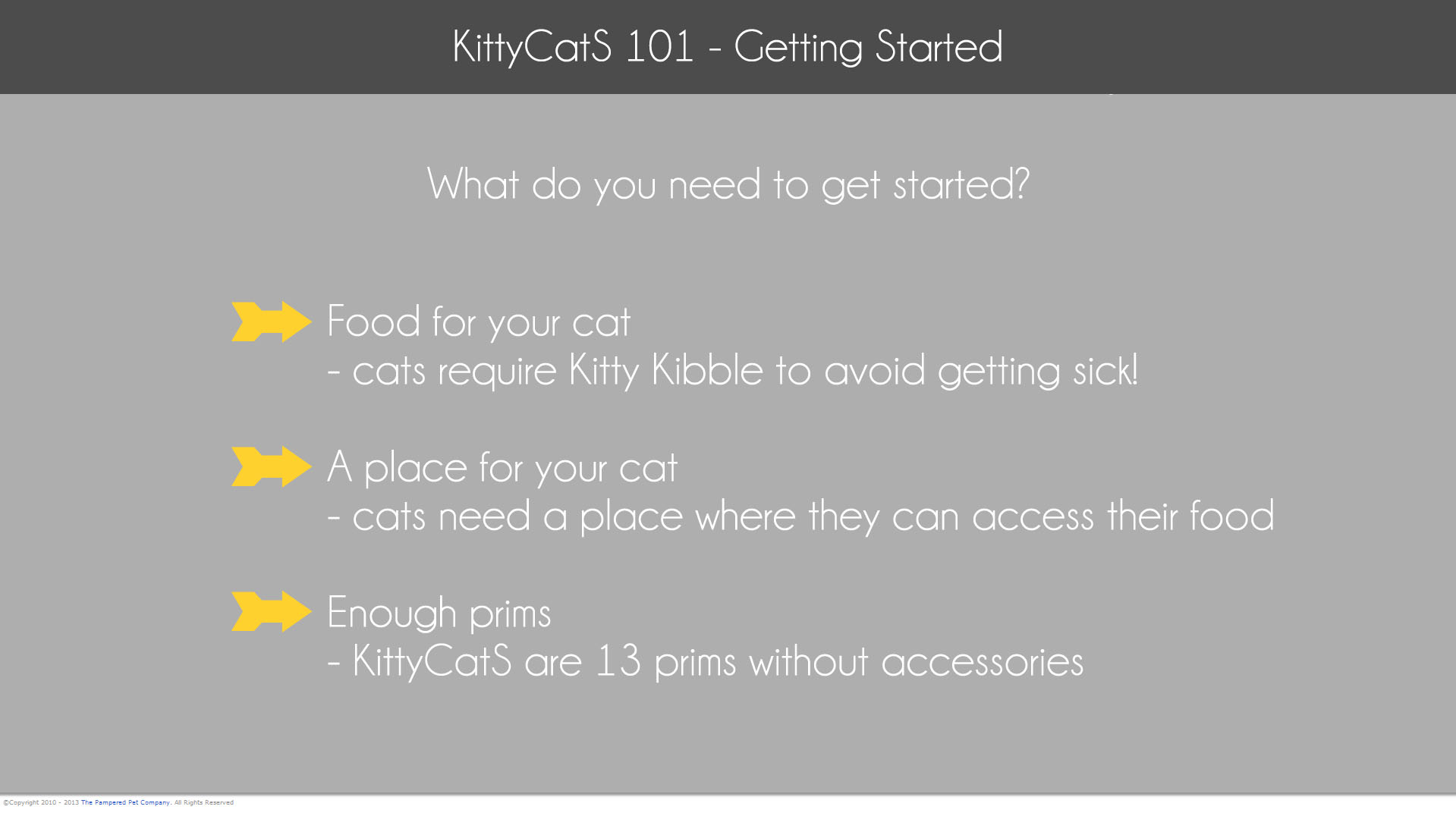 Getting Started With KittyCatS